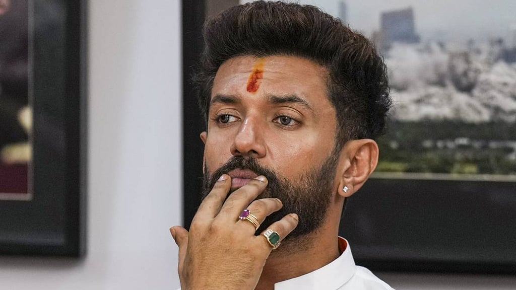 Bihar CM Nitish Kumar, BJP's Nitin Nabin attend Chirag Paswan's 'Dahi Chura' feast